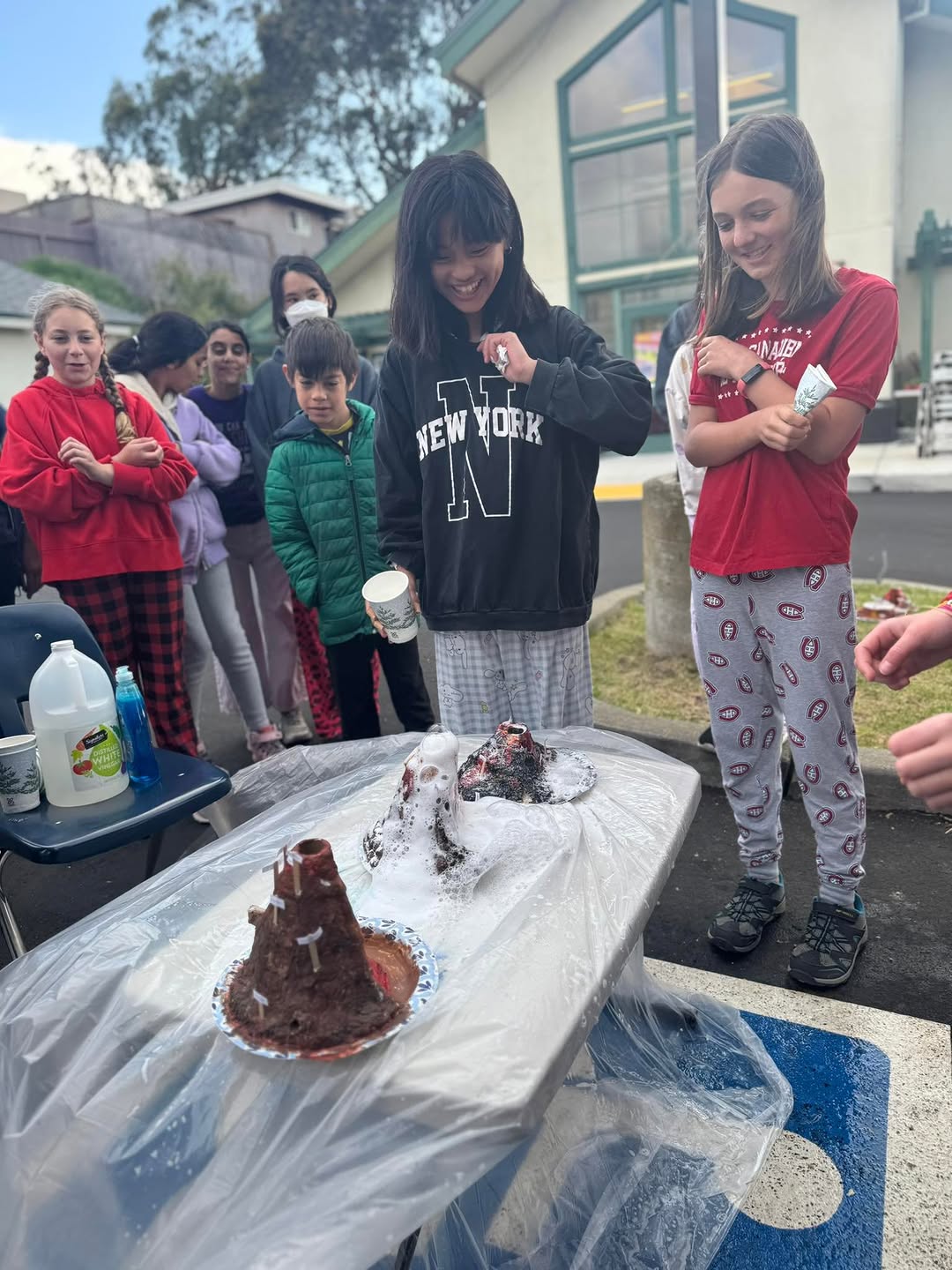 Fifth Graders explore the power of volcanoes at Hilldale School